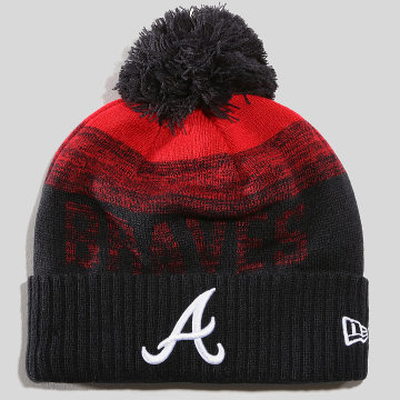 New Era - Bonnet MLB Sport Atlanta Braves 11796968 Bleu Marine Rouge ...