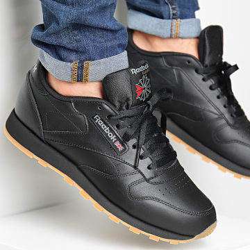 Reebok - Baskets Classic Leather 49800 Black - LaBoutiqueOfficielle.com