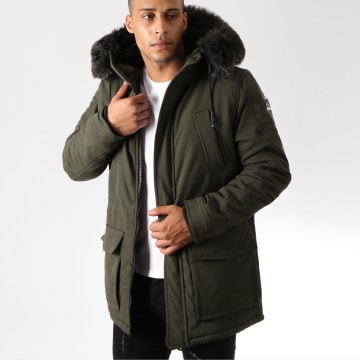 MZ72 - Parka Fourrure Larrym Vert Kaki - LaBoutiqueOfficielle.com