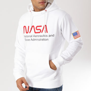 Celio - Sweat Capuche NASA Lmebuzz Blanc - LaBoutiqueOfficielle.com