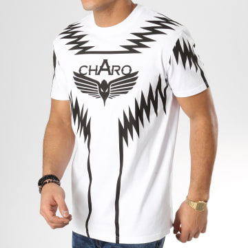 Charo - Tee Shirt Heatwave Blanc Noir - LaBoutiqueOfficielle.com