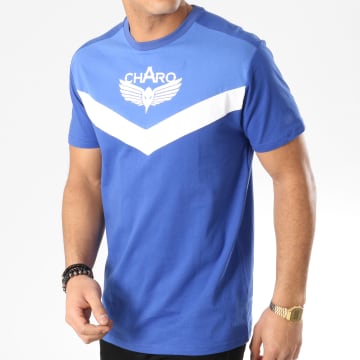 Charo - Tee Shirt Hall Of Fame WY4249 Bleu Roi Bleu Clair ...