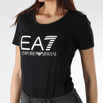 EA7 Emporio Armani - Tee Shirt Femme 3GTT05-TJ29Z Noir - LaBoutiqueOfficielle.com
