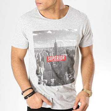 Le Temps Des Cerises - Tee Shirt Billy Gris Chiné ...