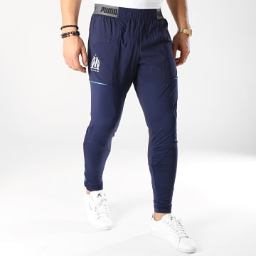 Puma - Pantalon Jogging OM 754658 01 Bleu Marine - LaBoutiqueOfficielle.com