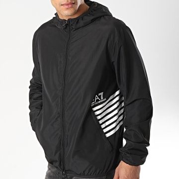 EA7 Emporio Armani - Coupe-Vent 3GPB19-PN28Z Noir Blanc ...