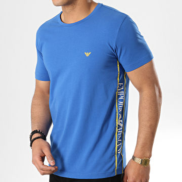 Emporio Armani - Tee Shirt Avec Bande 211813-9P462 Bleu Roi - Ryses