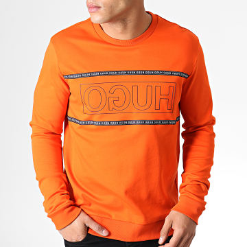 HUGO - Sweat Crewneck Reverse Logo Dicago193 50410910 Orange ...