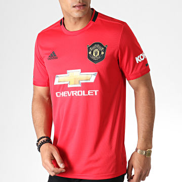 Adidas Sportswear - Maillot De Foot Manchester United FC ED7386 Rouge ...