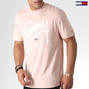 Tommy Hilfiger - Tee Shirt Handwriting 6478 Saumon ...