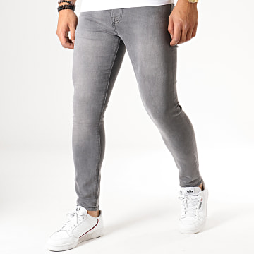 GRJ Denim - Jean Slim 13968 Gris - LaBoutiqueOfficielle.com