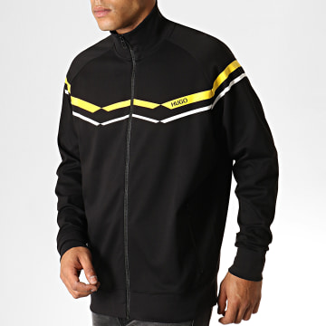 HUGO - Veste Zippée Duxi 50414149 Noir Jaune Blanc ...