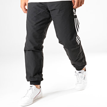 Adidas Originals - Pantalon Jogging A Bandes Lock Up ED6097 Noir Blanc ...