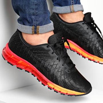 Asics - Baskets Gel Quantum 180 4 1021A104 Black Classic Red ...