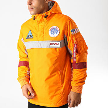 Alpha Industries - Veste Outdoor Nasa Space Camp 198132 Orange ...