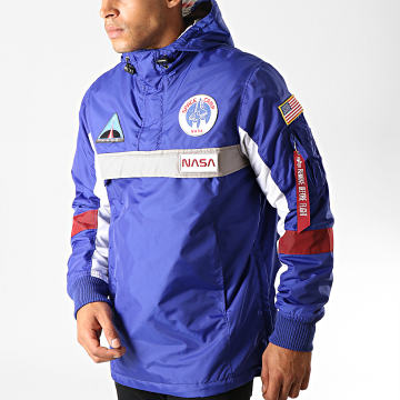 Alpha Industries - Veste Outdoor Nasa Space Camp 198132 Bleu Roi ...