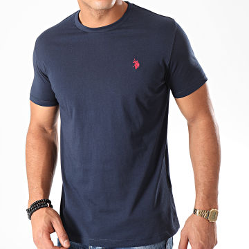 US Polo ASSN - Tee Shirt Basic USPA Bleu Marine - LaBoutiqueOfficielle.com