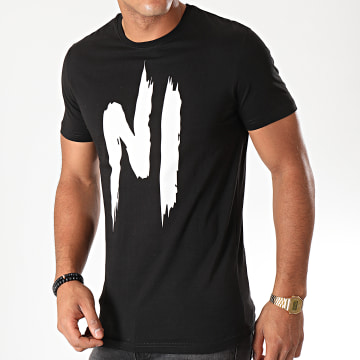 NI by Ninho - Tee Shirt Ninho Ni 001 Noir Blanc - LaBoutiqueOfficielle.com
