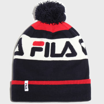 Fila - Bonnet Intarsia Bleu Marine - LaBoutiqueOfficielle.com