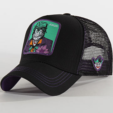 Capslab - Casquette Trucker Joker Noir Violet - LaBoutiqueOfficielle.com