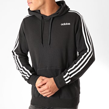 adidas - Sweat Capuche A Bandes Essential 3 Stripes DU0498 Noir ...