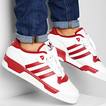 Adidas Originals - Baskets Rivalry Low EE4967 Footwear White Maroon ...