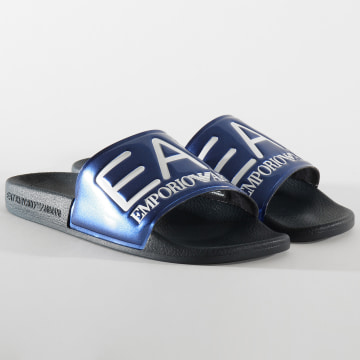 EA7 Emporio Armani - Claquettes Slipper Visibility XCP001-XCC22 Noir ...
