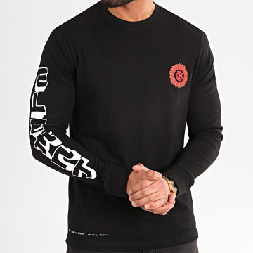 Element - Tee Shirt Manches Longues Florian Noir - LaBoutiqueOfficielle.com