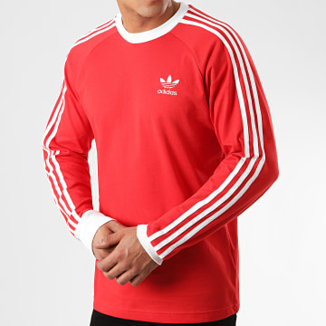 Adidas Originals - Tee Shirt Manches Longues A Bandes 3 Stripes FM3776 ...