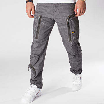 G-Star - Pantalon Cargo Arris Straight Tapered D16964-9740 Gris Chiné ...