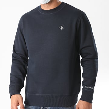 Calvin Klein - Sweat Crewneck CK Essential 4536 Bleu Marine ...