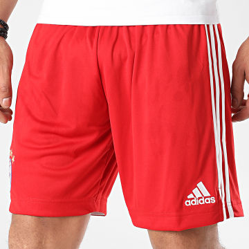 Adidas Sportswear - Short Jogging A Bandes FC Bayern FQ2903 Rouge ...