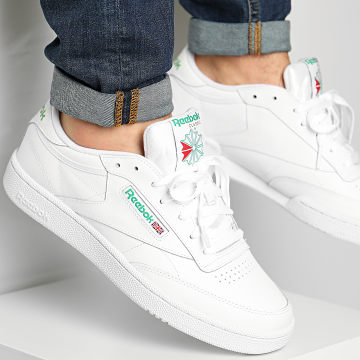 Reebok - Baskets Club C 85 AR0456 Intense White Green ...
