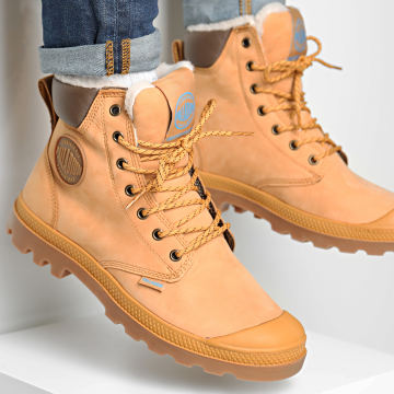 Palladium - Boots Pampa Sport Cuff Waterproof Plus 72992 Amber Gold Mid ...