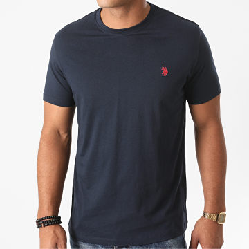 US Polo ASSN - Tee Shirt USPA Bleu Marine - LaBoutiqueOfficielle.com