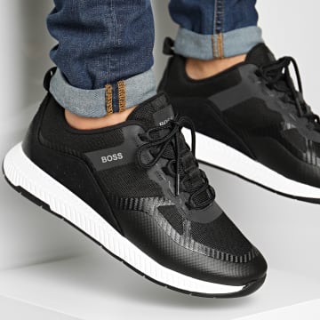 BOSS - Baskets Titanium Runner 50440774 Black - LaBoutiqueOfficielle.com