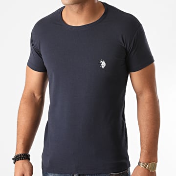 US Polo ASSN - Tee Shirt Basic USPA Bleu Marine - LaBoutiqueOfficielle.com
