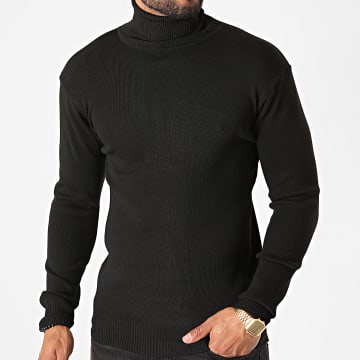 Classic Series - Pull Col Roulé 1907 Noir - Ryses