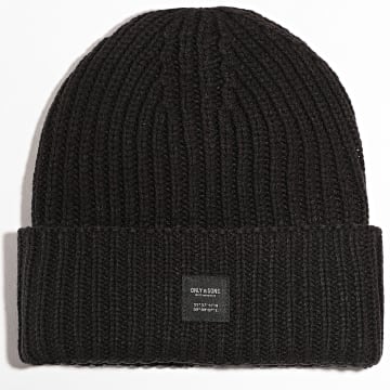 Only And Sons - Bonnet Edgar 22018077 Noir - LaBoutiqueOfficielle.com