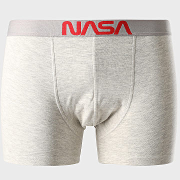 NASA - Boxer Basic Worm Gris Chiné - LaBoutiqueOfficielle.com