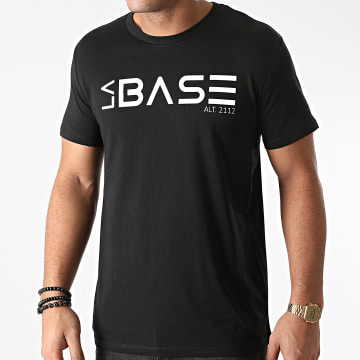 La Base - Tee Shirt Logo Noir Blanc - LaBoutiqueOfficielle.com