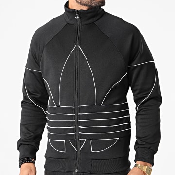 Adidas Originals - Veste Zippée Big Trefoil GE0810 Noir ...