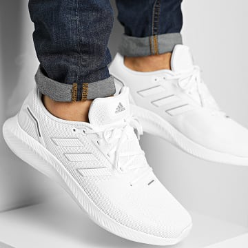 Adidas Sportswear - Baskets RunFalcon 2 FY9612 Cloud White Silver ...
