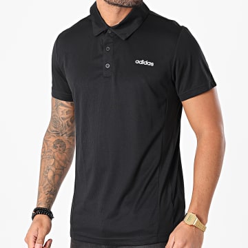 adidas - Polo Manches Courtes D2M FL0330 Noir - LaBoutiqueOfficielle.com
