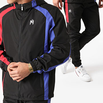 NI by Ninho - Ensemble De Survêtement Tricolore Paname Noir Bleu Rouge ...