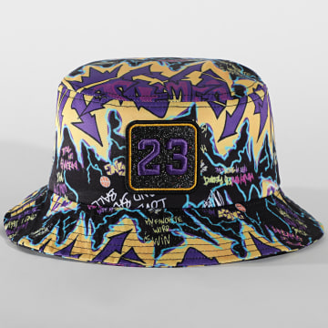 Classic Series - Bob Print Violet Jaune - LaBoutiqueOfficielle.com