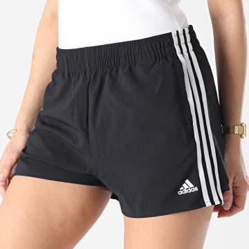 Adidas Sportswear - Short Jogging Femme A Bandes 3 Stripes GL3981 Noir ...