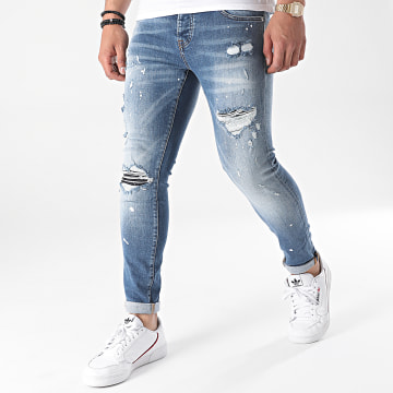 Zelys Paris - Jean Skinny Irafael Bleu Denim - LaBoutiqueOfficielle.com