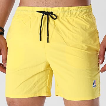 K-Way - Short De Bain K007970 Jaune - LaBoutiqueOfficielle.com