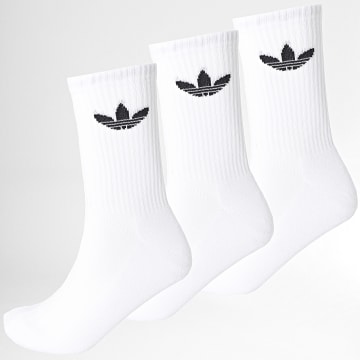 Adidas Originals - Lot De 3 Paires De Chaussettes Cush Trefoil Crew ...